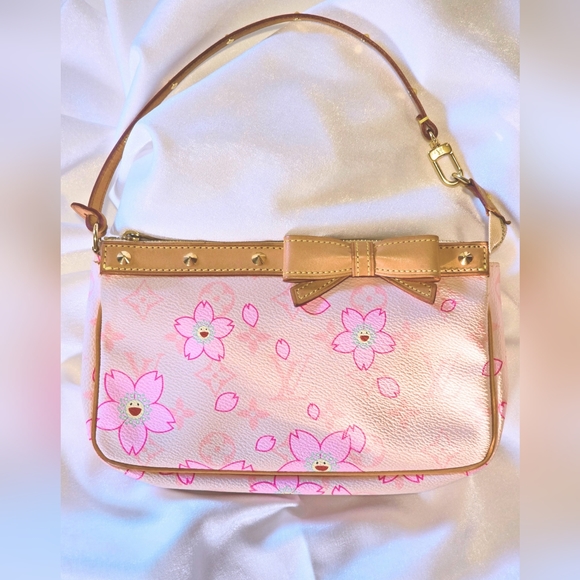 Louis Vuitton | Bags | Louis Vuitton Pink Cherry Blossom Pochette ...